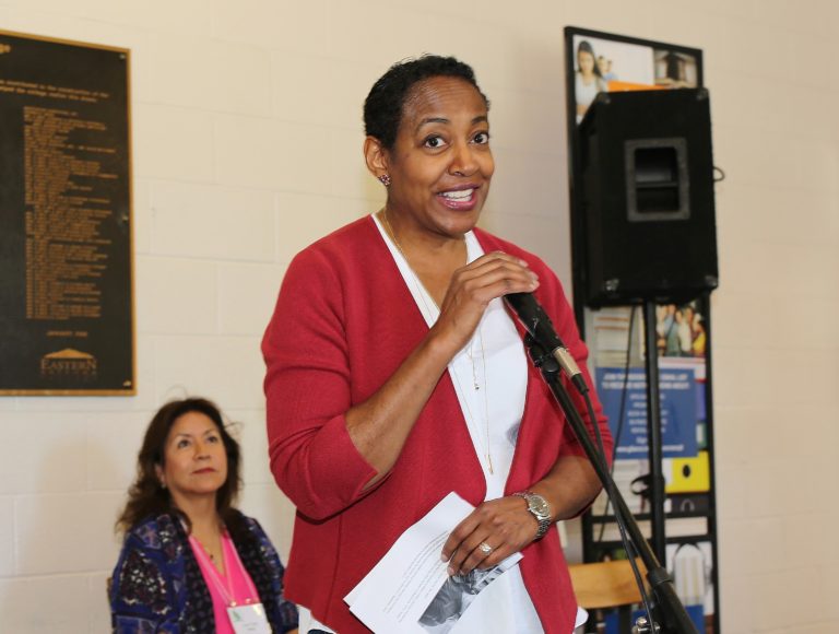 Brenda Thomson, Executive Director of Arizona Humanities introducing ...
